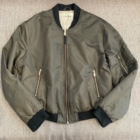 Zara | Jackets & Coats | Zara Zip Up Bomber Jacket | Poshmark